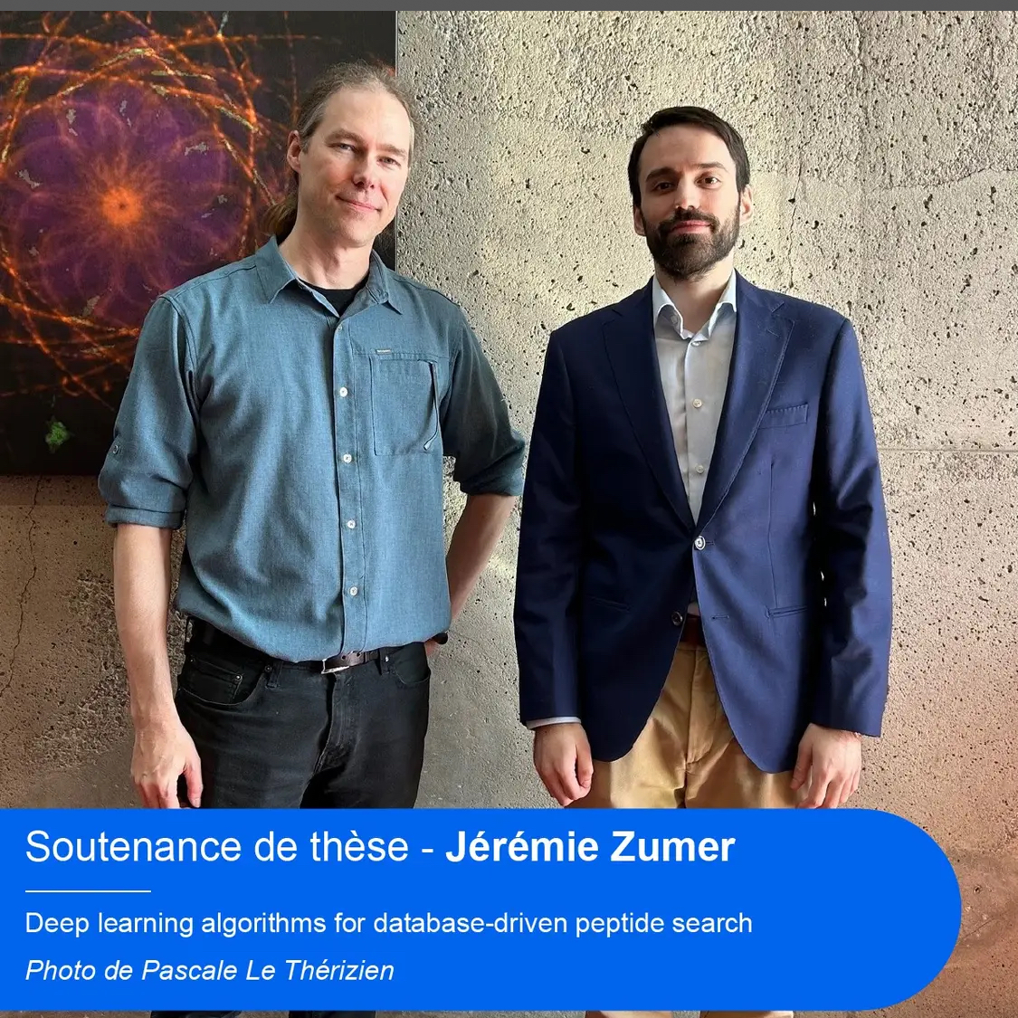 Jérémie Zumer défend avec succès sa thèse de Doctorat | Lemieux's Lab